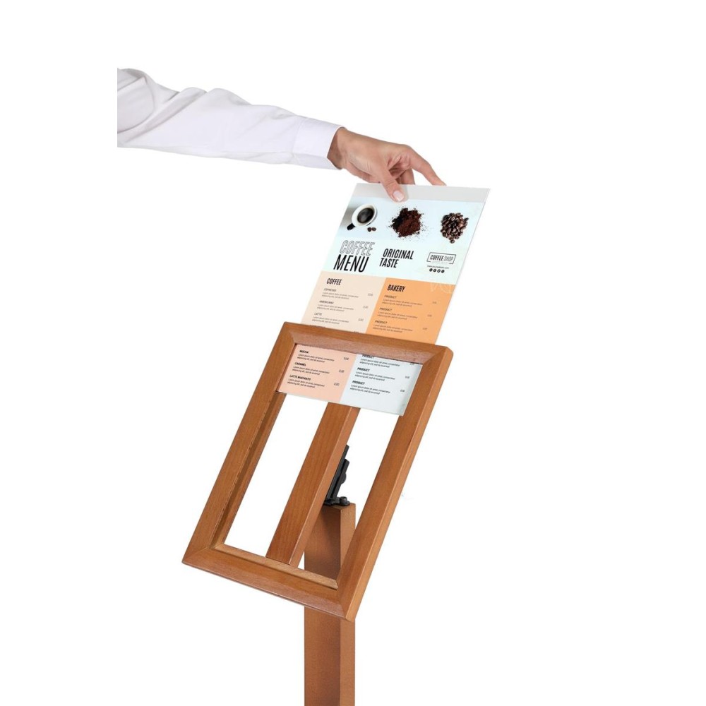 Porte-Menu Bois (A4 ou A3)