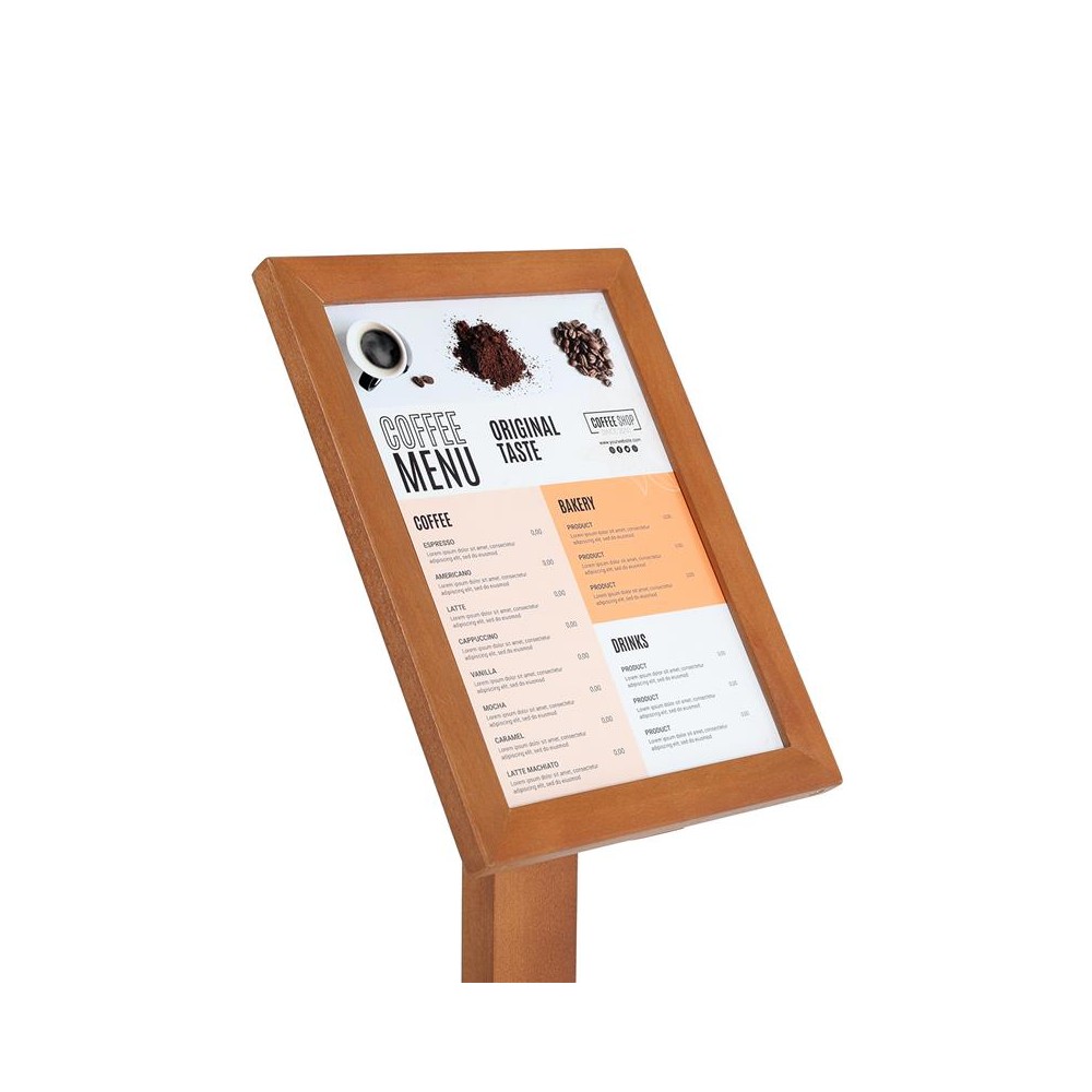 Porte-Menu Bois (A4 ou A3)