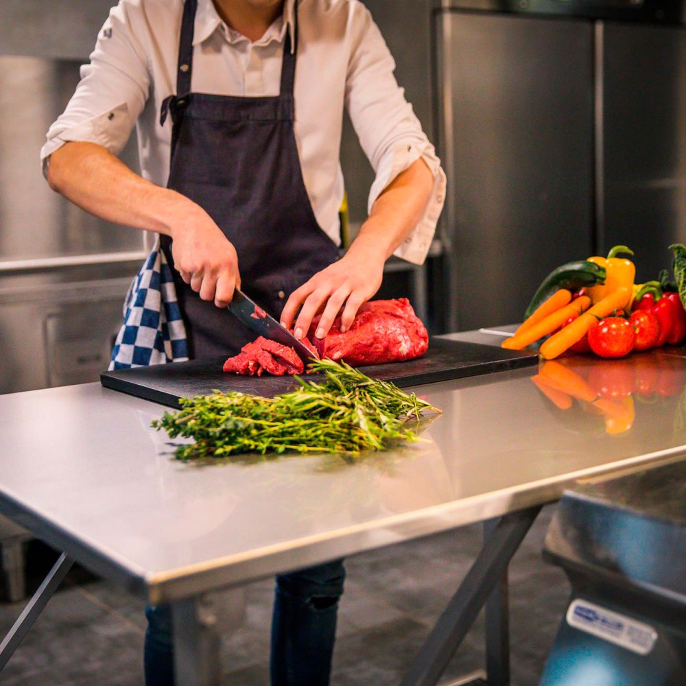 Table de Préparation Pliable en Acier Inox