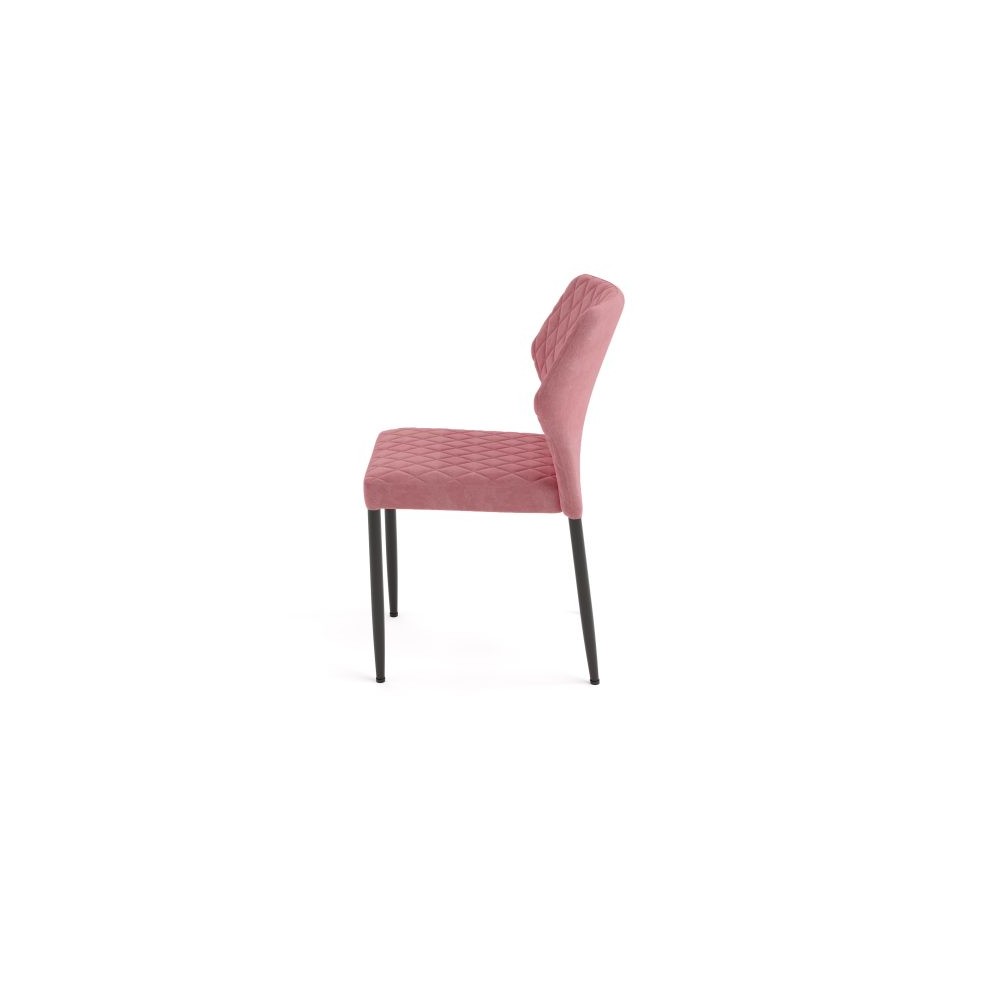 Chaise HORECA, Velours Rose